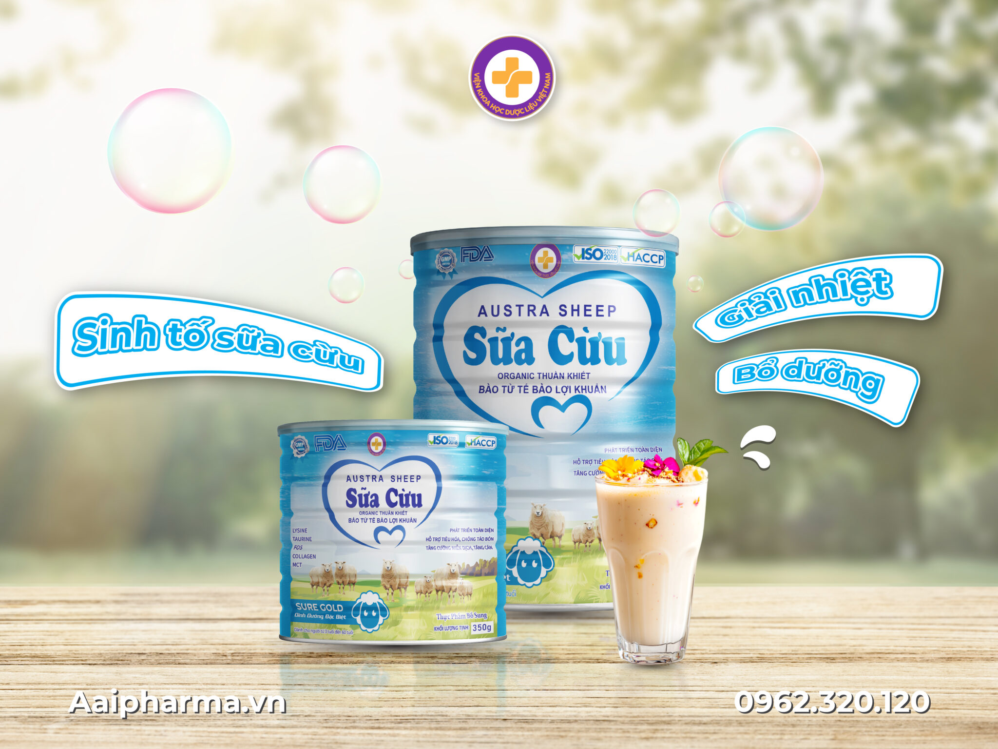 Sinh tố sữa cừu: Thức uống giải nhiệt, bổ dưỡng - AAiPharma